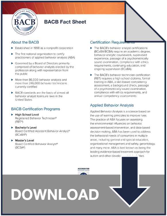 FOR REGULATORS - Behavior Analyst Certification Board
